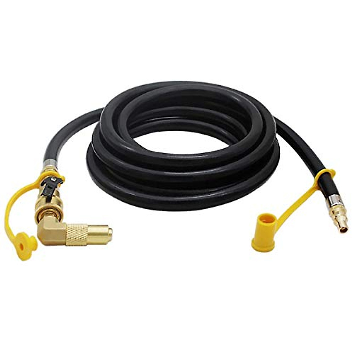 MENSI 12FT Male/Female Quick-Connect RV Propane Extension Hose Compatible with Blackstone 17"/22" Griddles