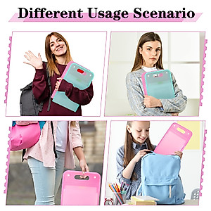 Jspupifip 2 Pcs Vertical Accordion Folder, 13 Pockets According File Folder Organizer Expanding File Folder Waterproof Document Receipt Organizer Accordian Filing Folder for Classroom, Home, Office