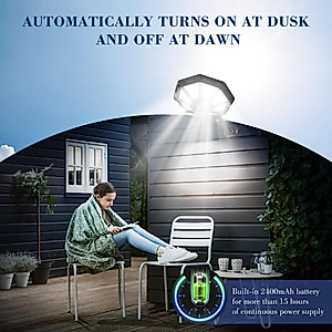 OKPRO Solar Street Lights Outdoor - 1000W Solar Parking Lot Lights, 7000K LED Solar Lights, Dusk to Dawn, Motion Sensor,IP66 Waterproof, Commercial Grade