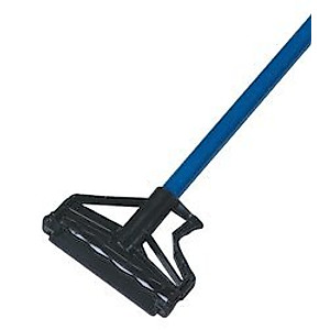Carlisle Quik-Release 60" Blue Fiberglass Mop Handle