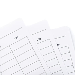 The Time Box Daily Management Notebook - Time Blocking To Do List Planner, Brain Dump Agenda, Blank Hourly Personal Organizer Notepad for Work 140 Undated Pages 7" x 10"