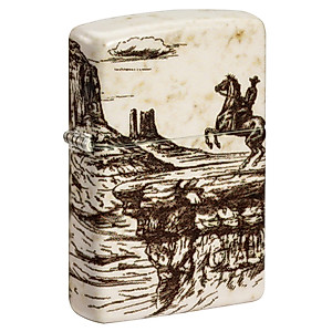 Zippo Wild West Scene Design 540 Color Pocket Lighter