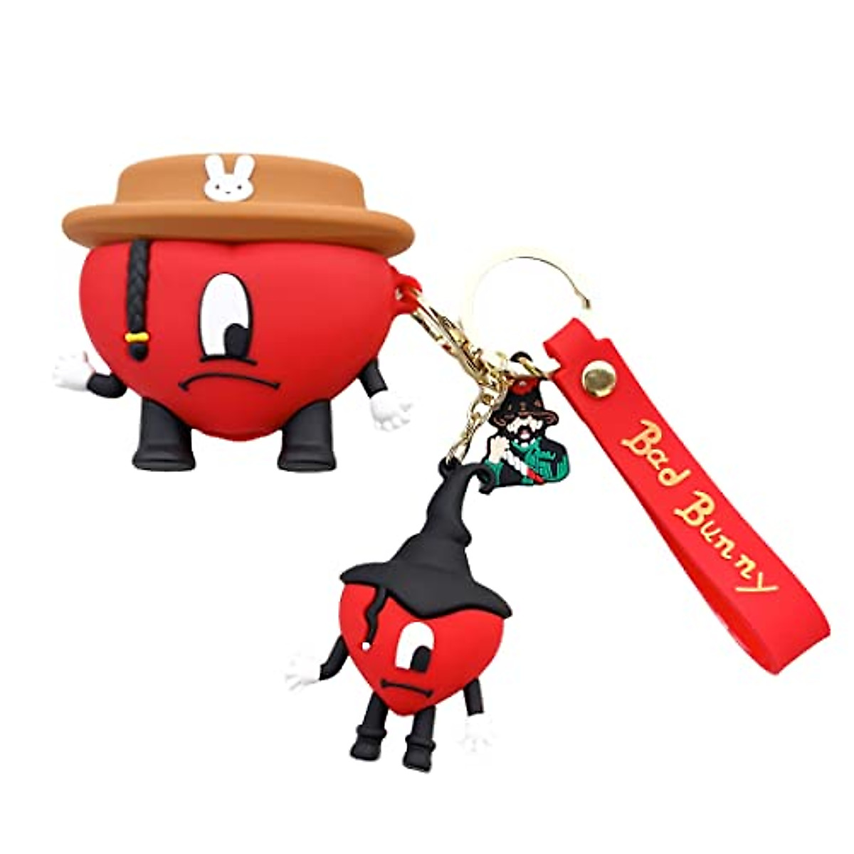 Un Verano Sin Ti AirPod case,Compatible Model:AirPod Pro,Kawaii Bad Bun-ny Design,Cute Fun Fashion Cartoon Design Pattern Skin (Rabbit)