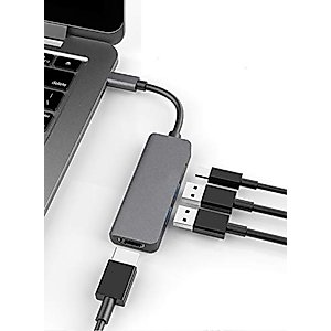XUNMAIFHB Portable Docking Station,Type-c Docking Station 4K HDMI hub hub Notebook usbc Computer Four-in-one Multi-Function Converter Fast Transmission