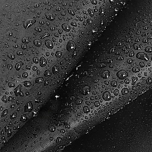 Wall-Mounted Patio Heater Cover Skyour Waterproof Dustproof Electric Infrared Heater Protector Dust Covers Fit for Indoor Outdoor Garage Backyard Hanging Heaters (Black)