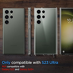 Spigen Ultra Hybrid Designed for Galaxy S23 Ultra Case (2023) - Crystal Clear