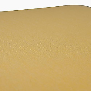Pillow Perfect Fortress Solid Indoor/Outdoor Lumbar Pillow Plush Fill, Weather and Fade Resistant, Lumbar - 11.5" x 18.5",, Yellow, 2 Count