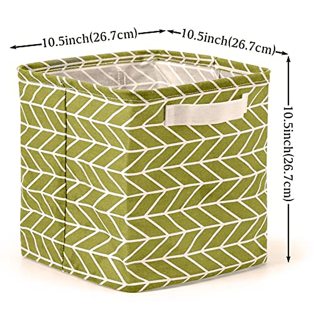 EZOWare Bundle Kit 6 Pcs Foldable Storage Bin Cubes + 2 Pcs EZOWare 24 Large Pockets Over The Door Hanging Organizer for Bathroom Toys Nursery Kids Toddlers Home