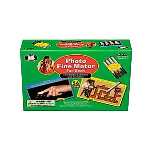 Super Duper Publications | Photo Fine Motor Activities Fun Deck Flash Cards | Educational Learning Resource for Children