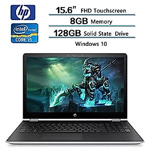 HP x360 2-in-1 Convertible Laptop 15.6 FHD Touchscreen, Intel Core i5-7200U, 8GB RAM, 128GB SSD, AMD Radeon 530 2GB Dedicated Graphics, Windows 10, Stylus Pen Included (Renewed)