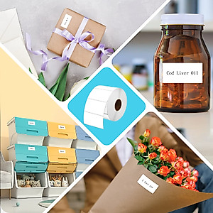 iDPRT 2.28” × 1.18” Thermal Labels (58mm×30mm), Multi-Purpose Direct Thermal Label, Self-Adhesive Thermal Sticker for Address, Barcode, Compatible with iDPRT, Rollo, Zebra,etc, 1 Roll - 1000pcs,White