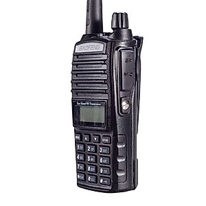 BaoFeng UV-82C Dual-Band 136-174/400-520 MHz FM Ham Two-Way Radio, Transceiver, HT with Battery, Earpiece, Antenna, Charger