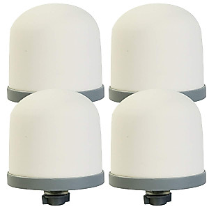 HUI NING Replacement Ceramic Dome Water Filter for Countertop,Household Water Bucket, Water Cooler Filtration Systems Water Pitcher (4 PCS)
