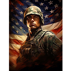 Bimkole 5D Diamond Painting Kits, Full Drill DIY Rhinestone Embroidery Set Paint with Diamonds Art by Number Kits Cross Stitch Home Wall Craft Decoration (12x16 inch)#b1790