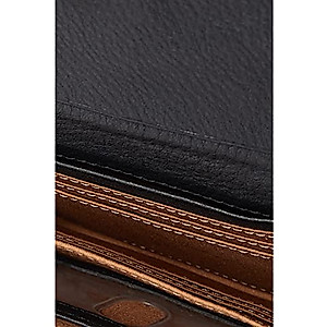 HOBO Lumen Medium Bifold Wallet For Women - Snap Button Flap Closure With Genuine Leather Construction, Compact and Handy Wallet Black One Size One Size