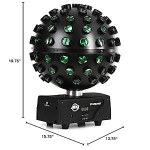 ADJ Products, Startec Series Starburst, Rotating LED Sphere for DJ Light Shows STA962