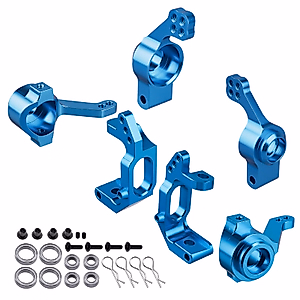 HobbyPark 102210 102010 102211 102011 102212 102012 Aluminum Steering Knuckle Kit Hub Carrier Upgrade Parts for RC Redcat Volcano EPX HSP