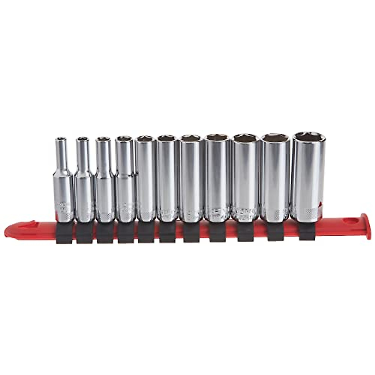 CRAFTSMAN Socket Set, Metric, 1/4" Drive, 6 Pt., 11Piece (CMMT12051)