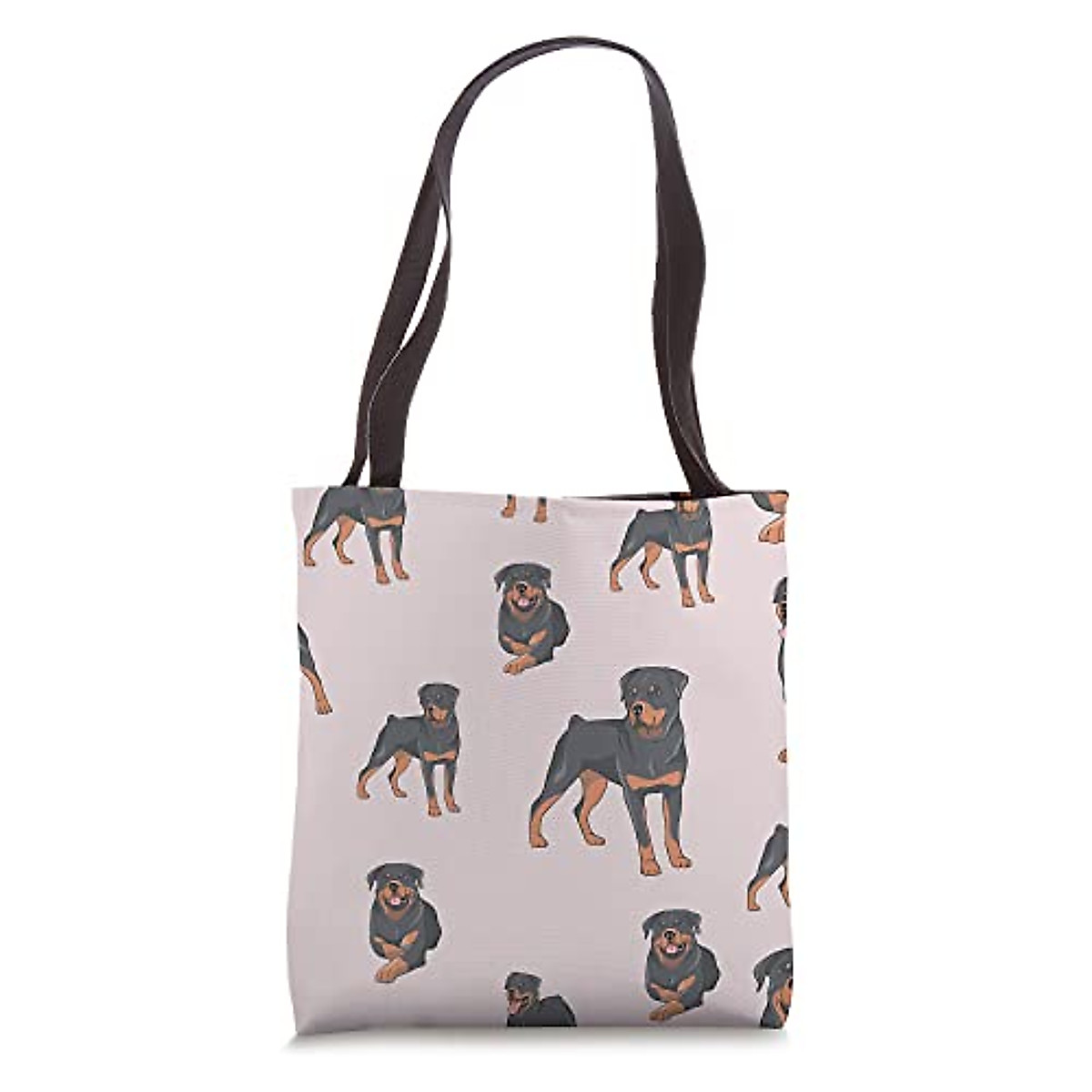 Rottweiler Dog Pattern Tote Bag