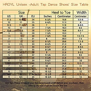 HROYL Women & Men Tap Shoes Unisex Tap Dance Shoes Women Girls Tap Shoes for Jazz Tap Shoes,CL2-White-3.5,US6.5