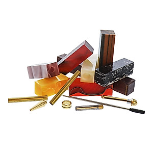 Milescraft 4701 Pen Press – Join Turned Pens & Projects – Advanced, Spring-Loaded Design Holds Workpiece in Place & Adjusts Size Quickly Using Six Quick-Flip Stop Settings. Includes Two Receiving Tips