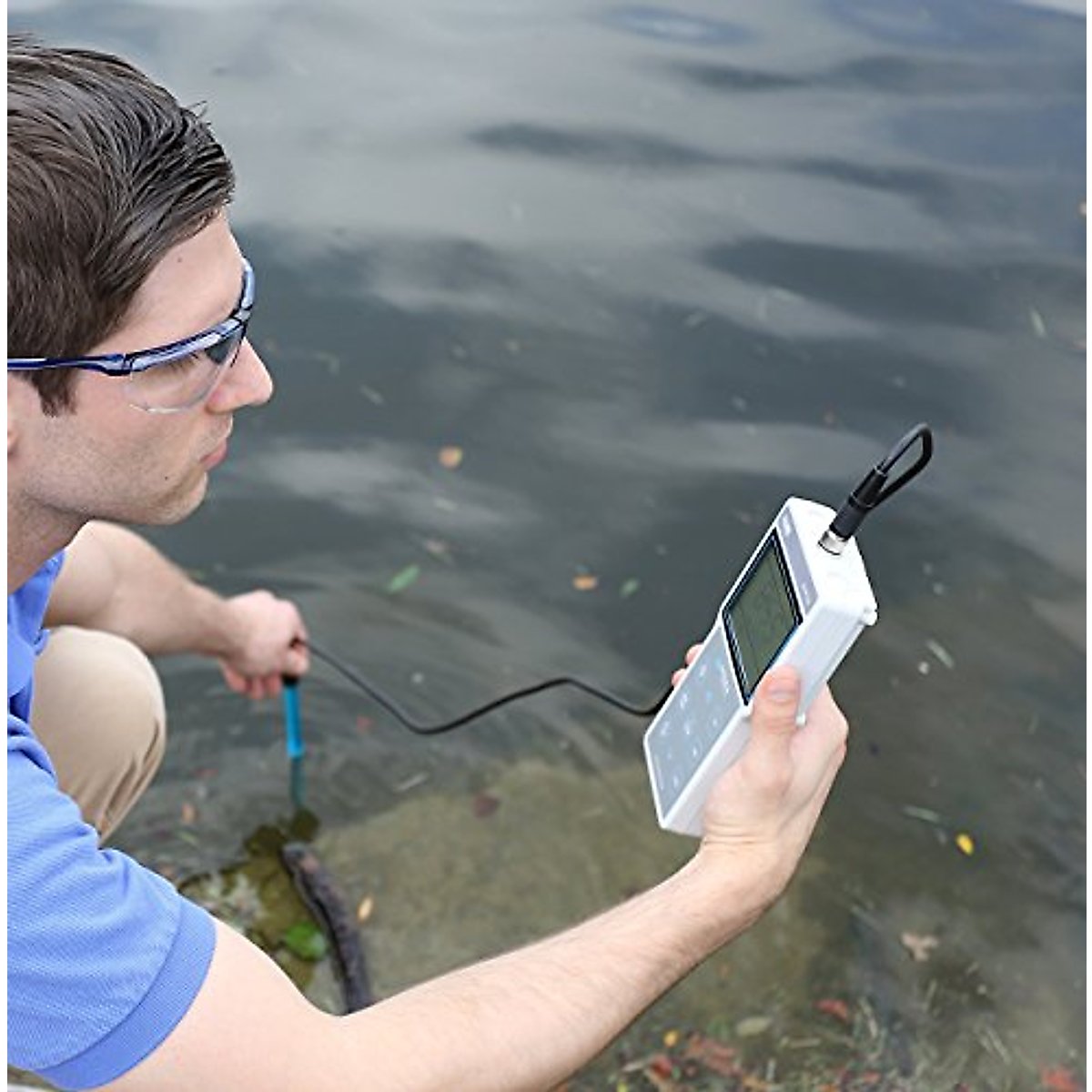 Apera Instruments AI421 PH400S Portable Ph Meter Kit, 0.01 Ph Accuracy, -2.00 to 19.99 pH Range, GLP Data Management (500 Groups of Data Storage), USB Data Output, 1.3" Height, 3.4" Wide, 7" Length