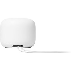 Google Nest WiFi Router and 1 Point Bundle AC2200 Mesh Wi-Fi in Eco-Friendly Non Retail Packaging (2-Pack)