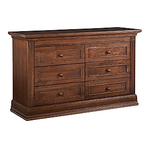 Baby Cache Montana 6 Drawer Dresser in Brown Sugar
