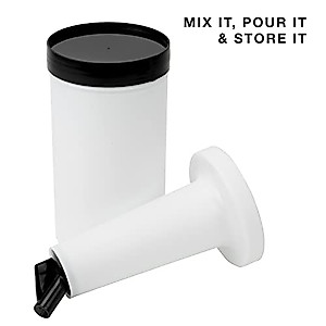 Cocktailor 32 FL OZ. Colorful Juice Pouring Spout Bottle | Plastic Barware for Bars & Event | 7 Count - 1 Bottle per Color