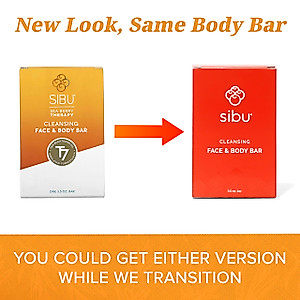 sibu Sea Buckthorn Soap, Cleansing Face & Body Bar with Citrus Scent (3-Pack) – Moisturizes Skin, Reduces Redness and Blemishes, and Calms Sensitive Skin
