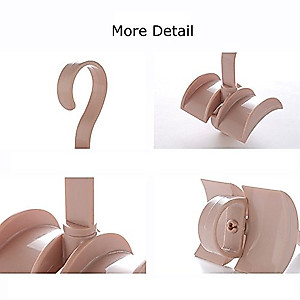 Stackable Storage Hanging Closet Organizer Purses Handbags Tie (Set of 8), Random, One_Size