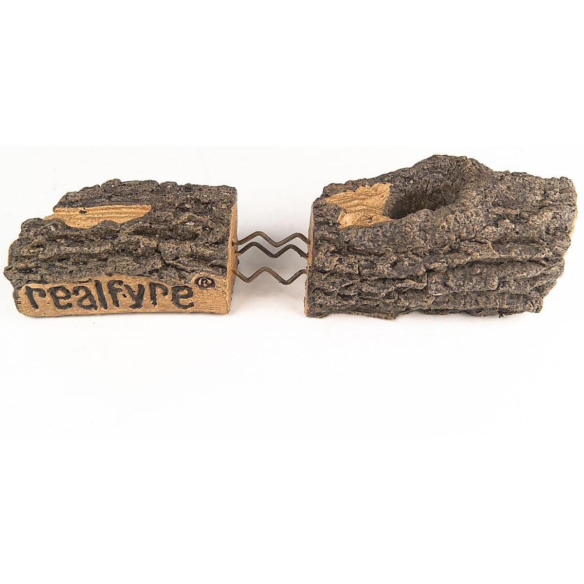 Peterson Real Fyre 18-inch Charred Oak Gas Logs Only No Burner