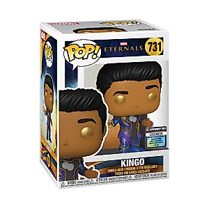 Eternals Kingo Pop! Vinyl Figure with Collectible Card - Entertainment Earth Exclusive