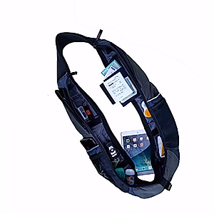 CrossTab - Tablet Hands-Free Ultra-Light Personal Pack by Paqlite - Carryall Crossbody Shoulder Bag (Medium)