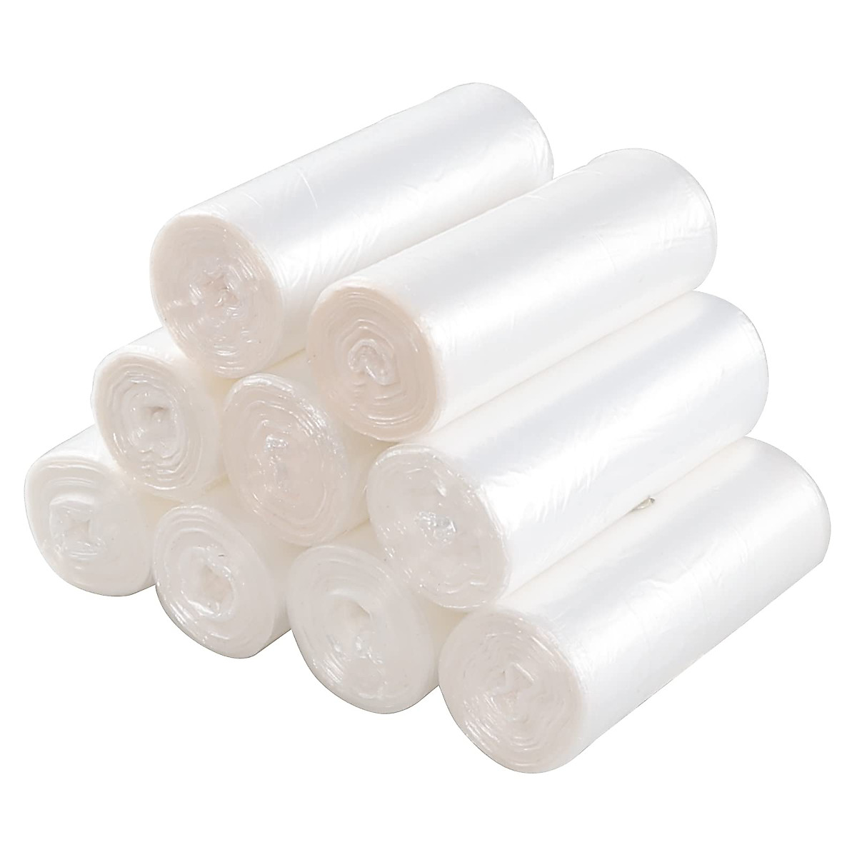 Dehouse 1.5 Gallon Clear Small Trash Bag, 225 Counts, F