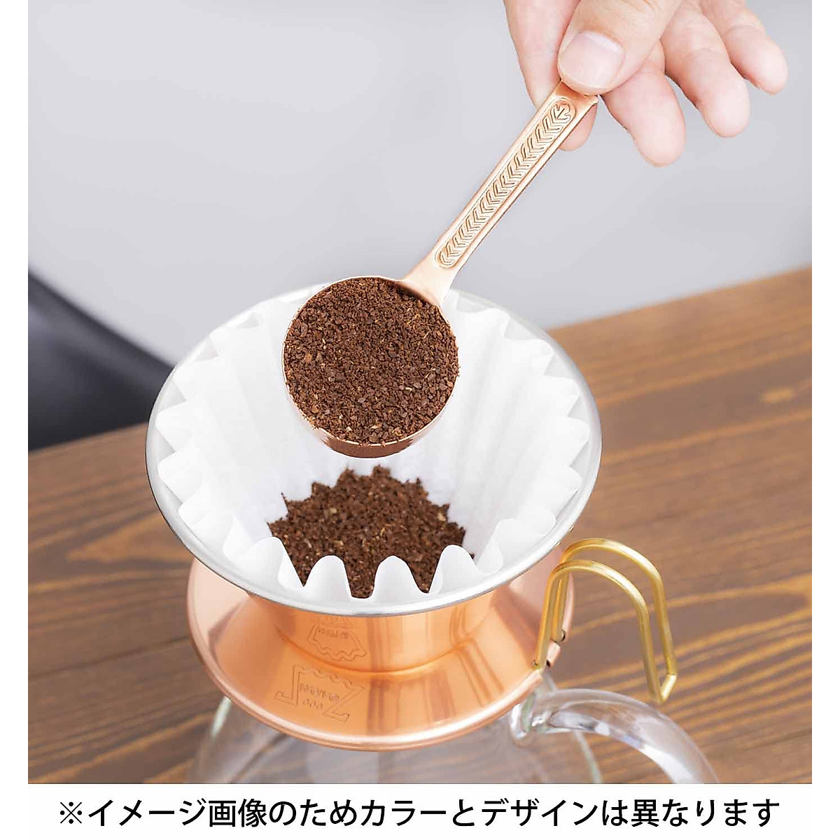 Kalita Wave Series Wave Dripper 155 [For 1 to 2 People] #04151 ,brown (bronze)