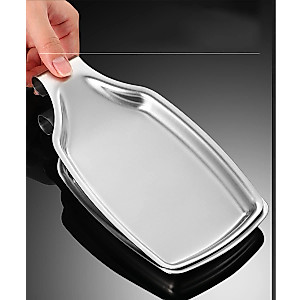 Stainless Spoon Rest for Stove Top Kitchen Cooking Utensil Holder (Rose Gold)