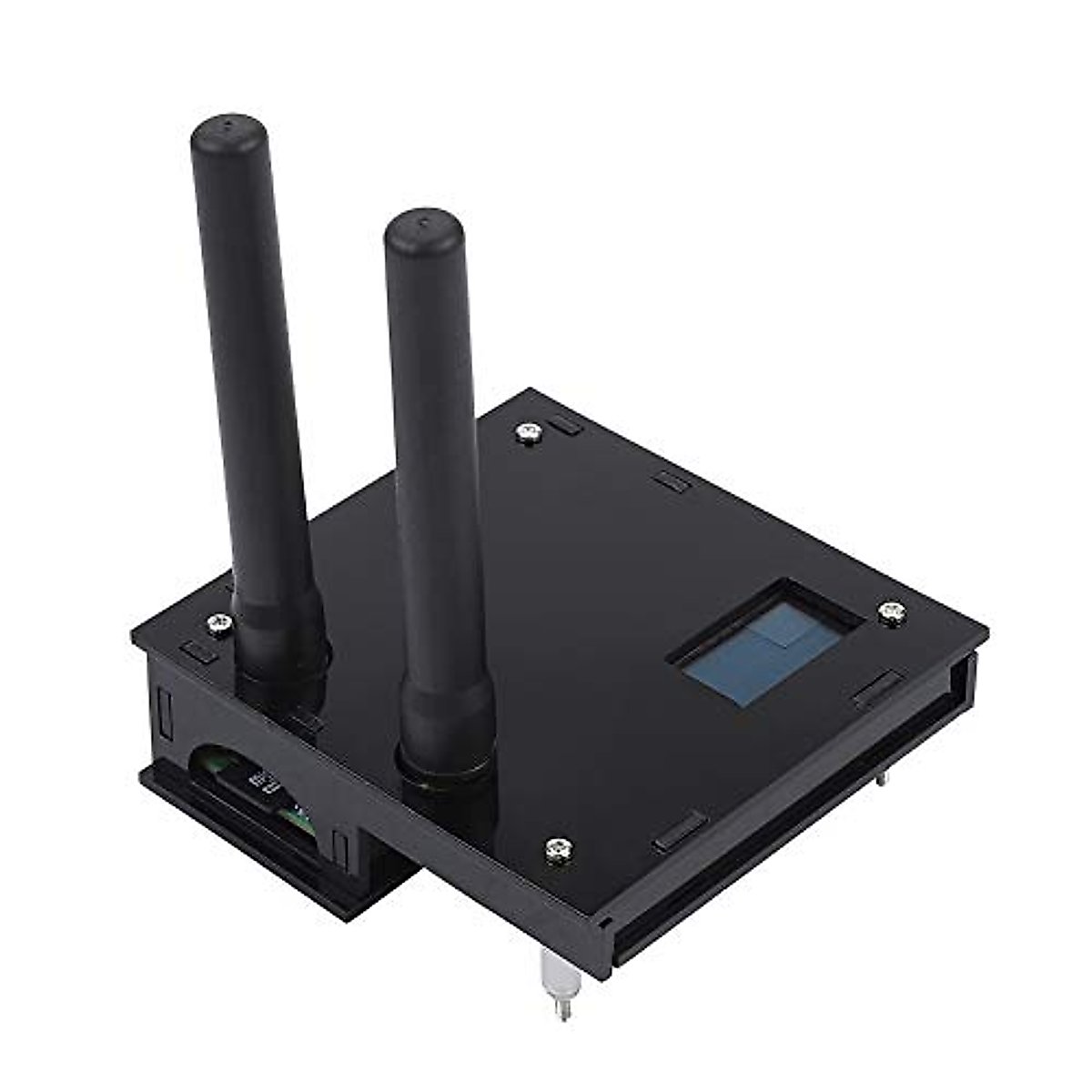 Hotspot Module for MMDVM , ABS Hotspot Module Antenna Case Kit with high Performance 32-bit ARM Processor for MMDVM DIY OLED(Black Shell)