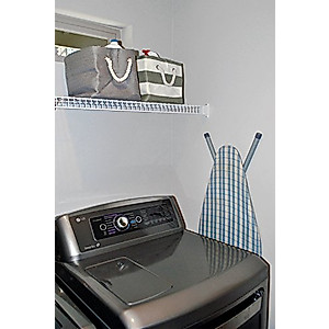 DII Durable Woven Striped Storage Bin Collapsible with Soft Rope Handles Reinforced with Metal Grommets, Large, 17x12x12", Olive Green