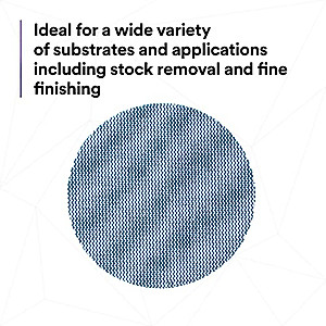3M Xtract Net Disc 310W, 5 in, 12 Piece Multi-Pack Hook and Loop Sanding Disc, 80+, 120+, 180+, 220+, 240+, 320+, Virtually Dust-Free, Assorted Grades, 88446