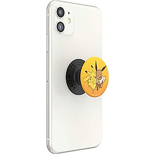 PopSockets PopGrip: Swappable Grip for Phones & Tablets - Pokemon - Eevee & Pikachu