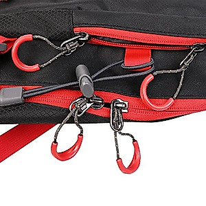 SUGOIDAN Hiking Backpack Waterproof Travel Fishing Climbing Camping 60L Hiking Daypack (Black)