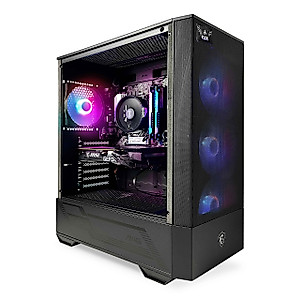 NSX GAMING Desktop PC Ryzen 5 5500,16 GB RAM,SSD 512 gb, RTX 3060,USB-C, Hdmi,Mouse and Keyboard Gamer, Win 11, Built in USA 12 Month Warranty on prebuilt Gaming pc WiFi Ready