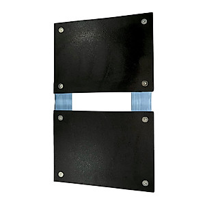 Generic Commercial Four Wheel Dolly Cart 19 in x 32 in 1,200 lbs. Capacity, Black, Brown, 1SFDV2