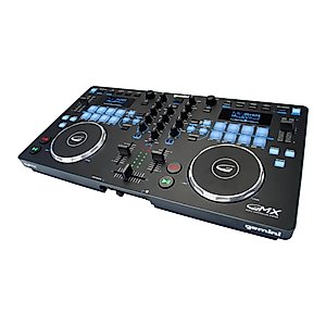 Gemini Sound GMX Versatile DJ Controller & Media Player - Compact USB/MIDI System with VirtualDJ LE, Ideal for Mobile DJs & Live Performances