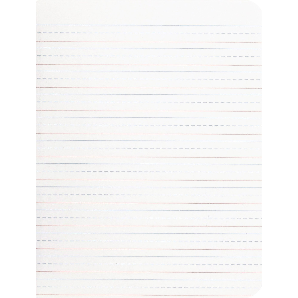 Mead Primary Composition Notebook, Wide Ruled Comp Book, Lined Paper, Grades K-2 Writing Workbook, Dotted Notebook Perfect for Home School Supplies, 100 Sheets, Blue Marble (09902)