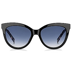 Marc Jacobs Women's Marc 310/S Cat Eye Sunglasses, Black Multi/Blue Shaded, 53mm, 18mm