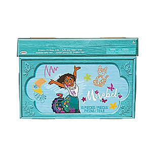 Disney Encanto Madrigal Sisters Dress Up Trunk, Mirabel & Isabela Fashion Dresses Fit Sizes 4-6x [Amazon Exclusive]