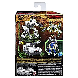 Transformers Toys Generations War for Cybertron: Kingdom Deluxe WFC-K33 Autobot Slammer Action Figure - Kids Ages 8 and Up, 5.5-inch