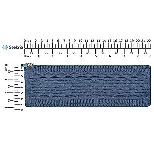 Geekria Knit Fabric Headband Pad Compatible with Sony WH1000XM3, WH1000XM2, MDR1000X, WHCH700N Headphone Replacement Headband/Headband Cushion/Replacement Pad Repair Parts (Blue)